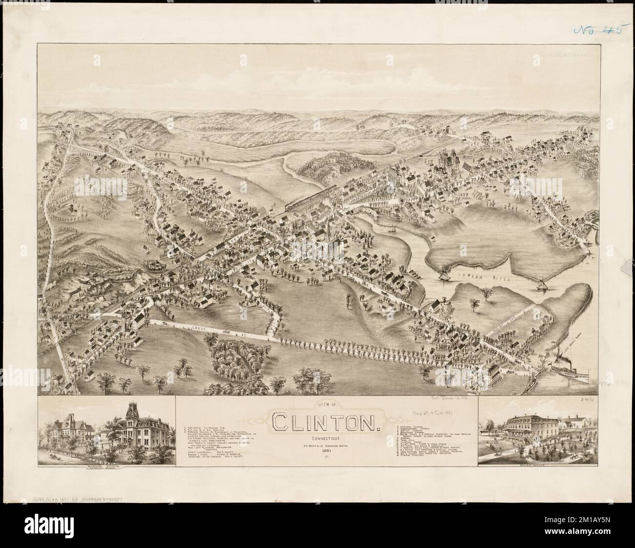 Clinton map hi-res stock photography and images - Alamy