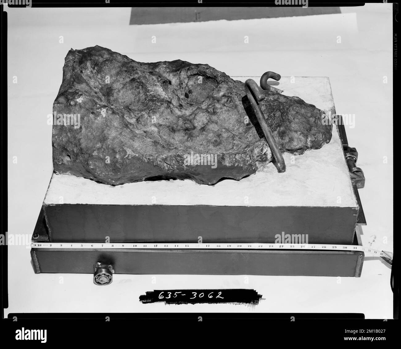 View of iron meterorite , Armories, Ordnance industry, Meteors. Records ...