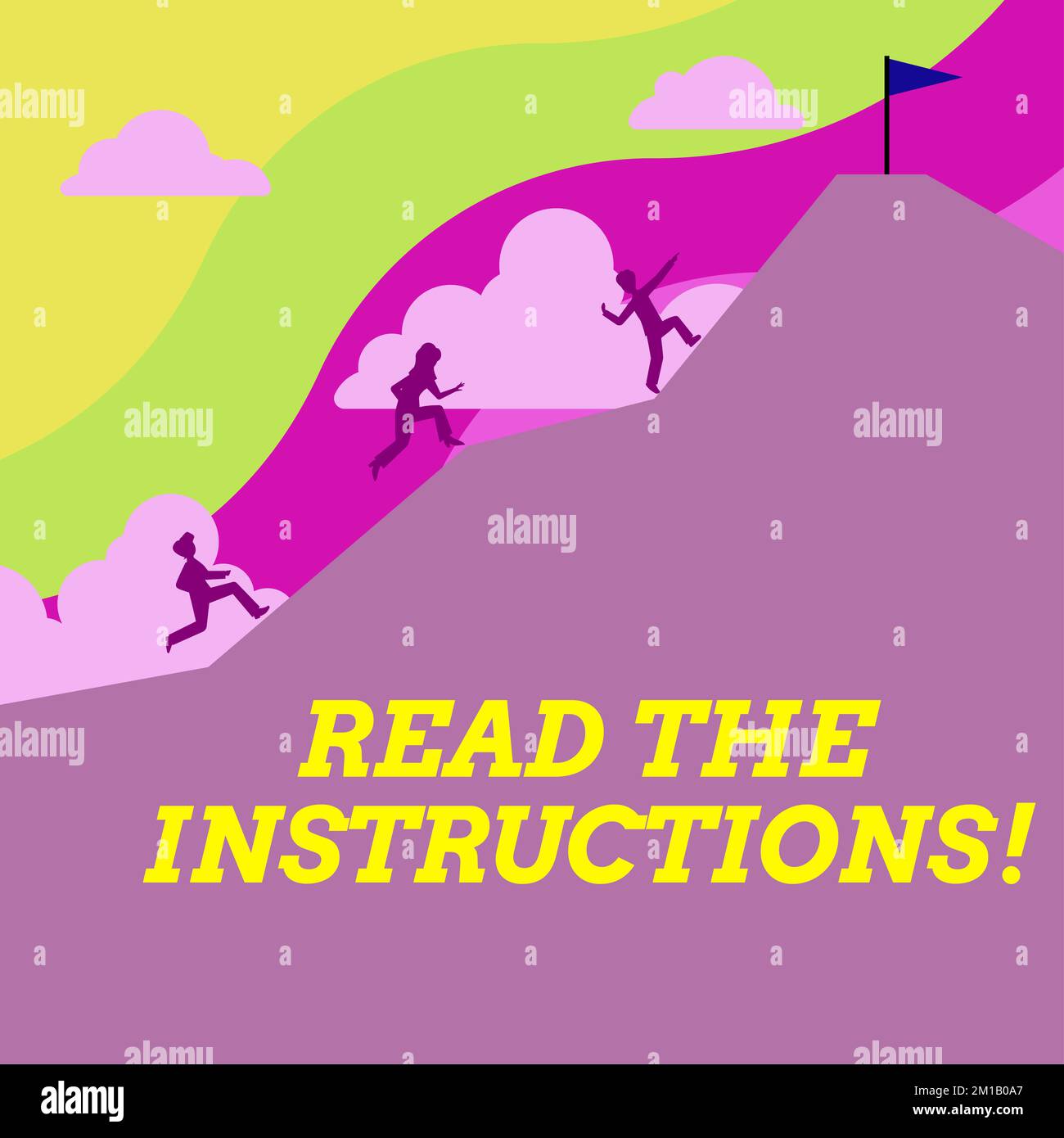 Inspiration showing sign Read The Instructions. Business approach ...