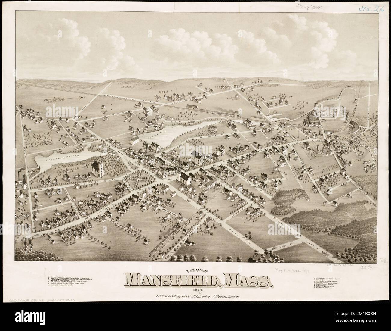 Map of mansfield hi-res stock photography and images - Alamy