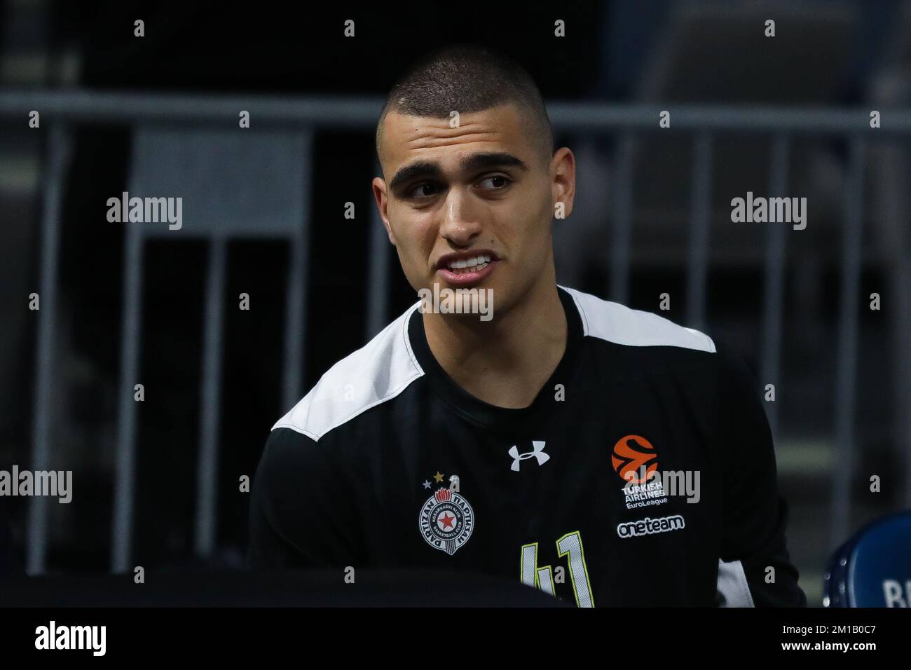 Belgrade, Serbia, 8 December 2022. Yam Madar of Partizan Mozzart Bet ...
