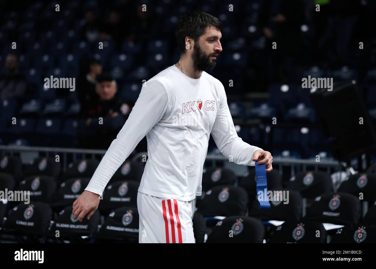 Belgrade, Serbia, 8 December 2022. Stefan Markovic of Crvena Zvezda mts ...
