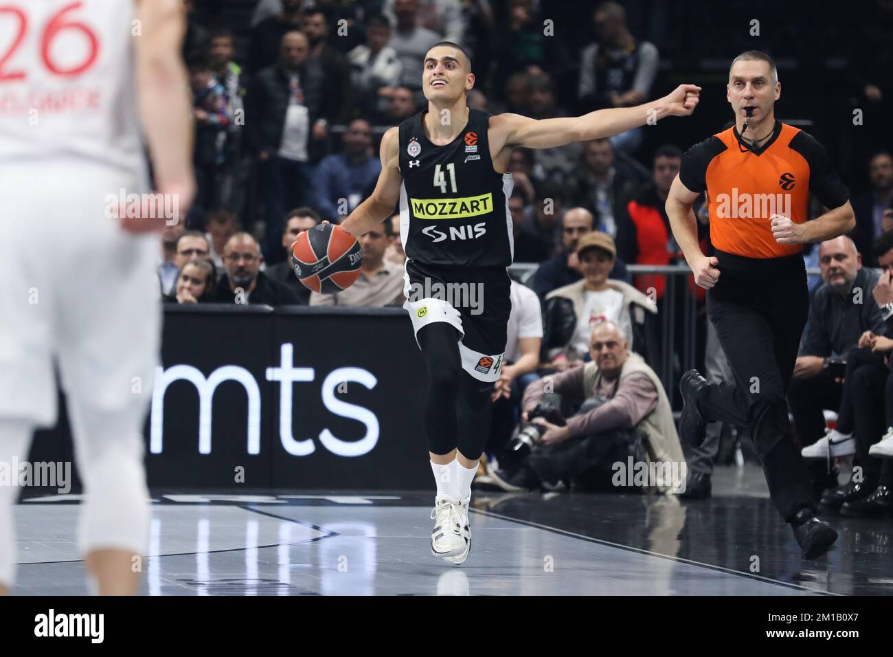 Belgrade, Serbia, 8 December 2022. Yam Madar of Partizan Mozzart Bet ...