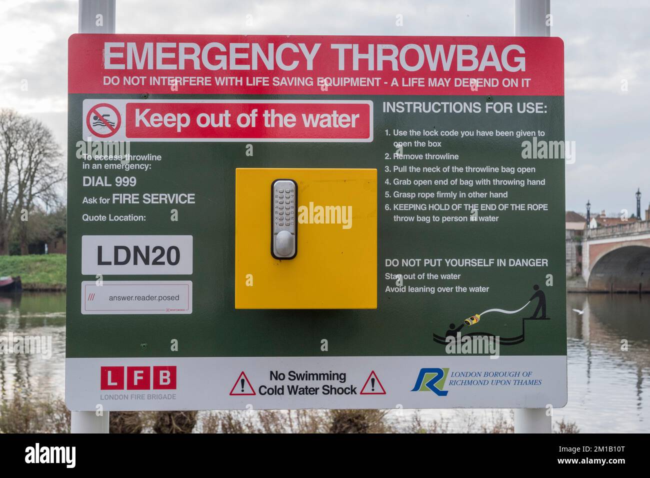 Emergency throwbag hi-res stock photography and images - Alamy