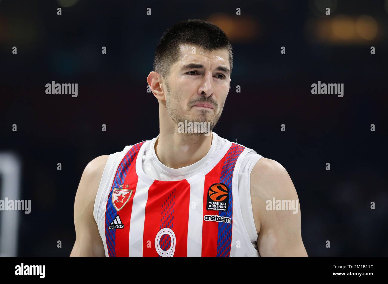 Belgrade, Serbia, 8 December 2022. Luka Mitrovic of Crvena Zvezda mts ...