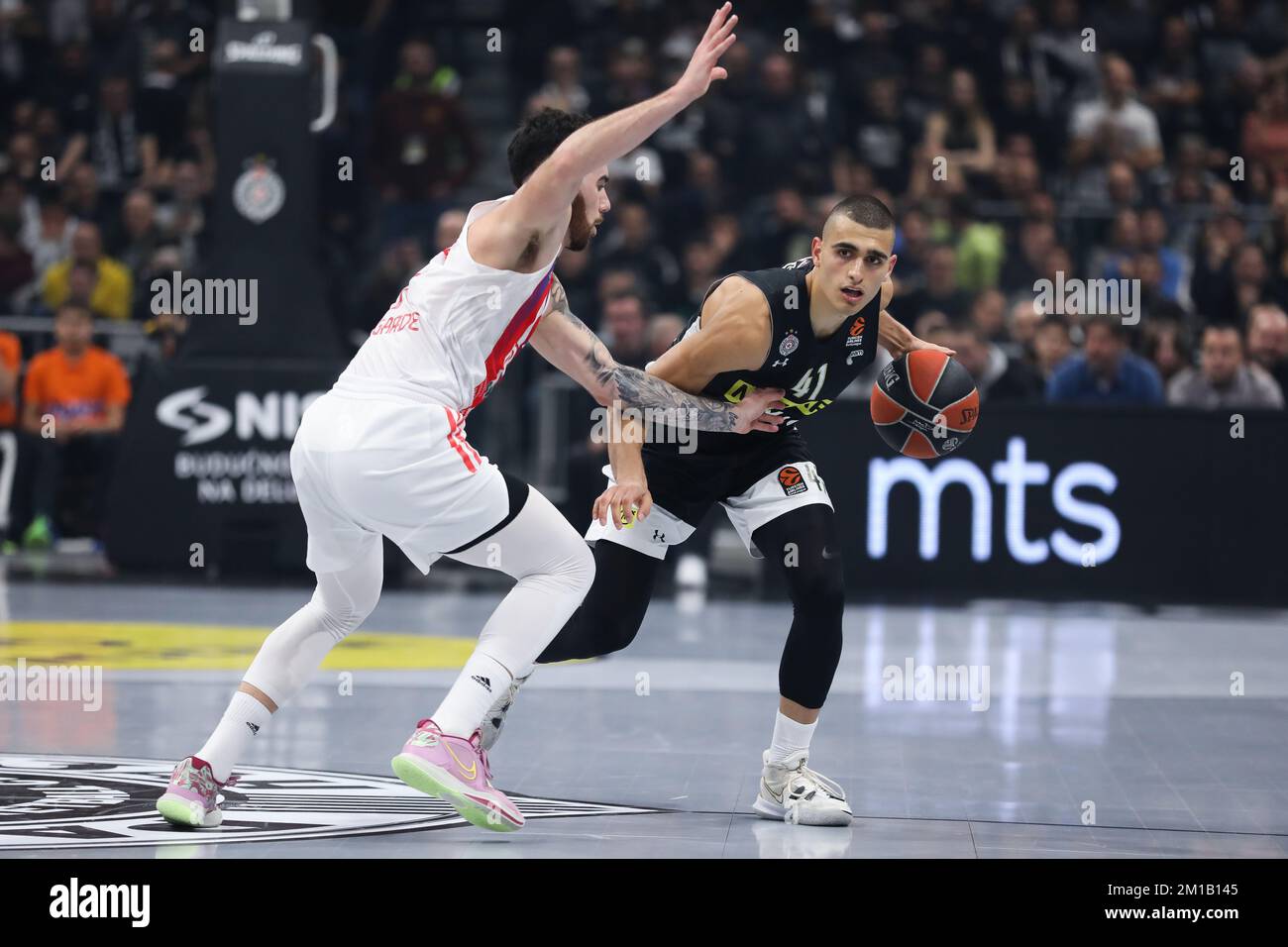 Belgrade, Serbia, 8 December 2022. Yam Madar of Partizan Mozzart Bet ...