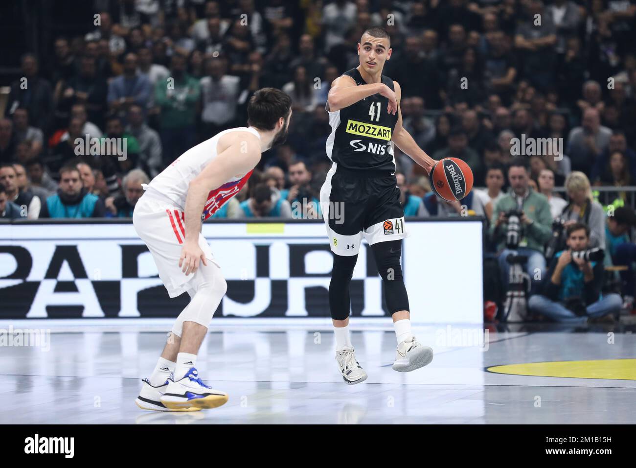 Belgrade, Serbia, 8 December 2022. Yam Madar of Partizan Mozzart Bet ...