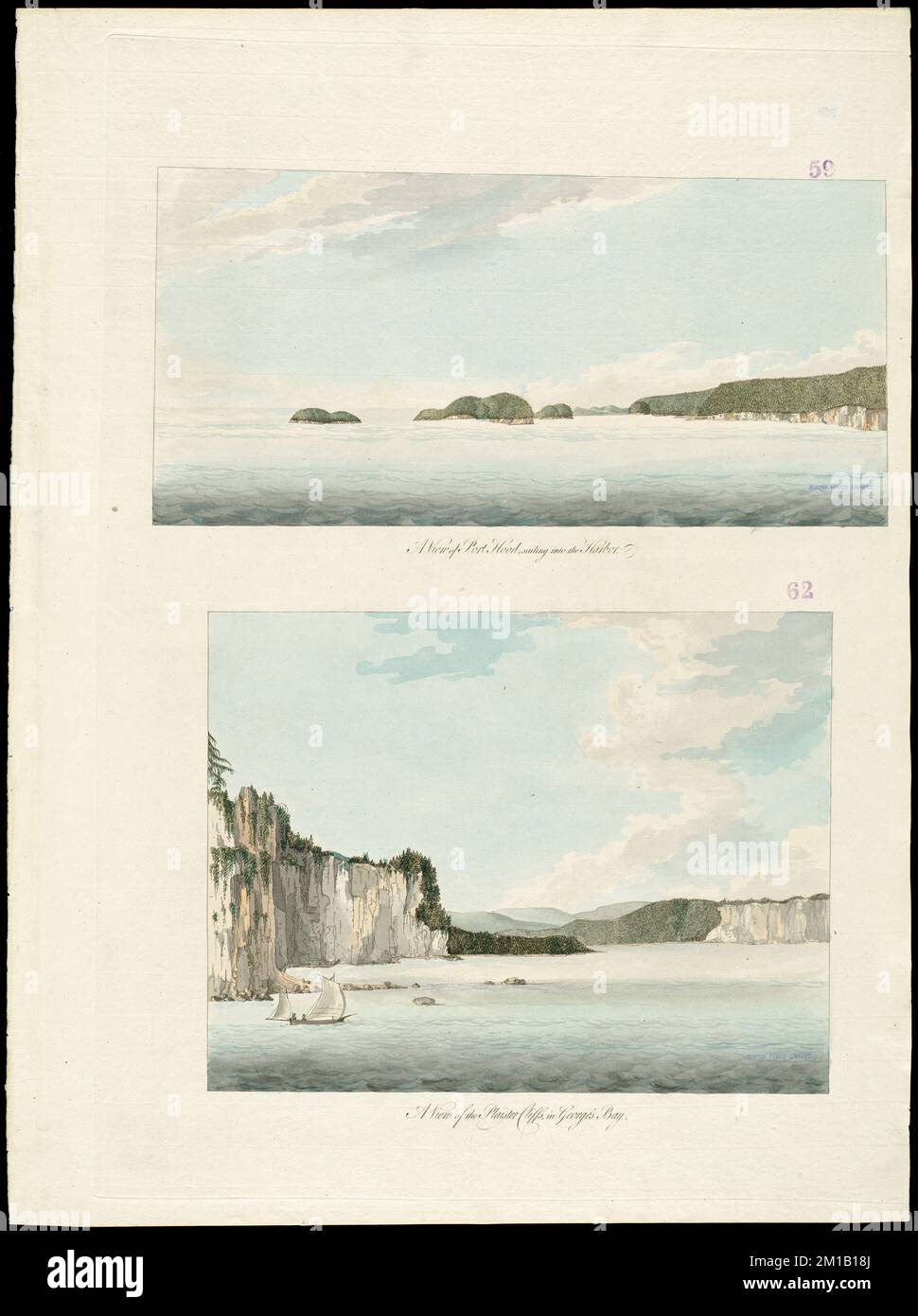 A view of Port Hood, sailing into the harbor : A view of the Plaister ...