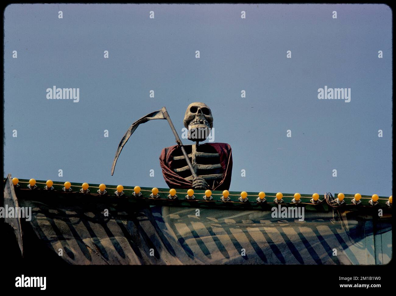 View of skeleton figure holding scythe , Scythes, Skeletons, Sculpture ...