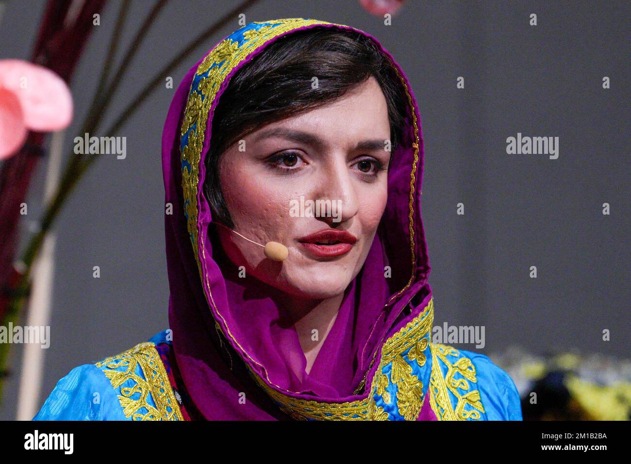 Oslo 20221211.Activist and politician Zarifa Ghafari from Afghanistan ...