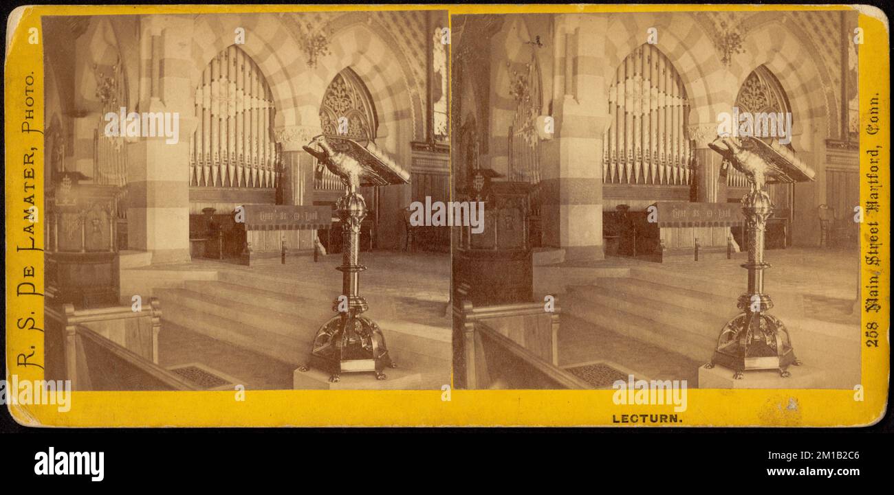 View of the interior of the Memorial Church of the Good Shepherd ...