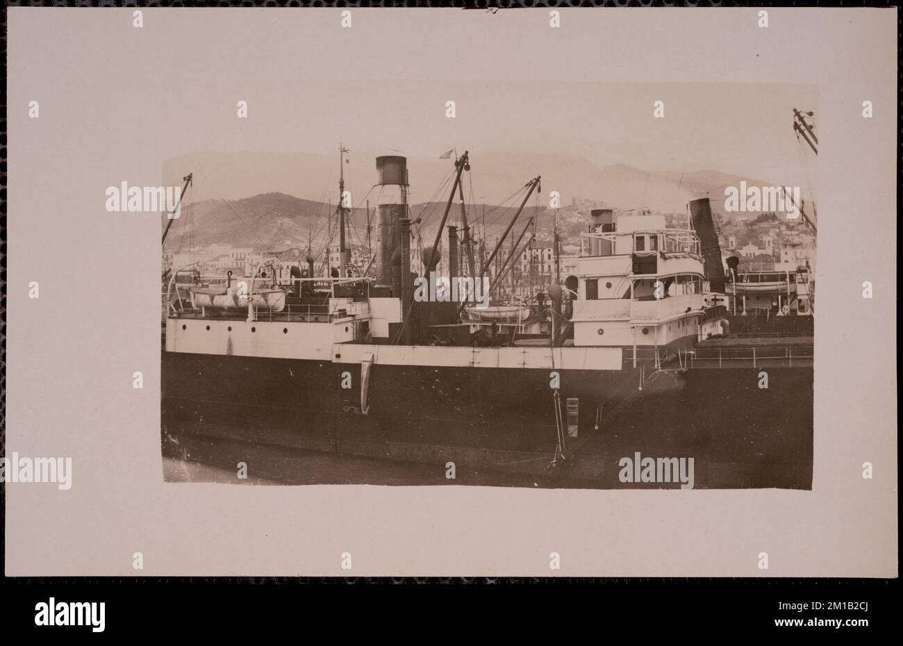 View of the harbor - and old castle at Patras, Greece , Ships ...