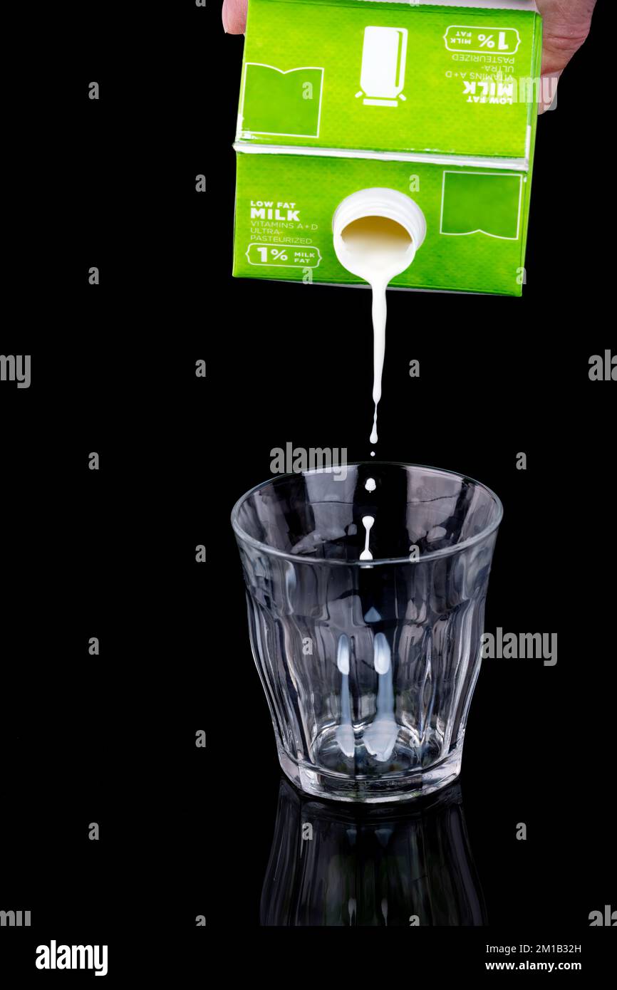 Milk being poured hi-res stock photography and images - Alamy