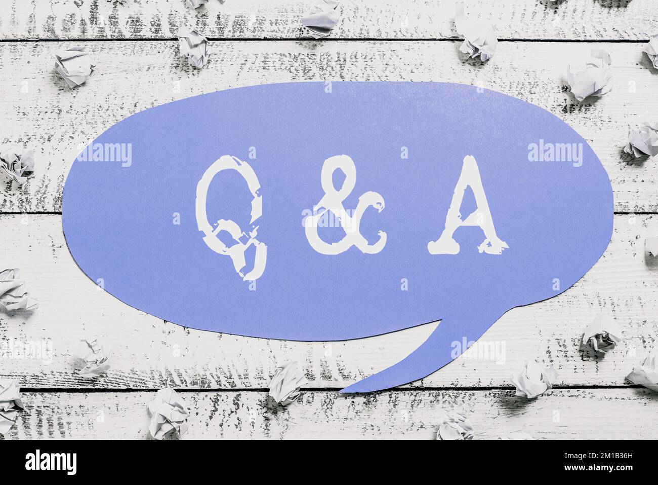 Hand writing sign Q And A. Internet Concept person or group showing ...