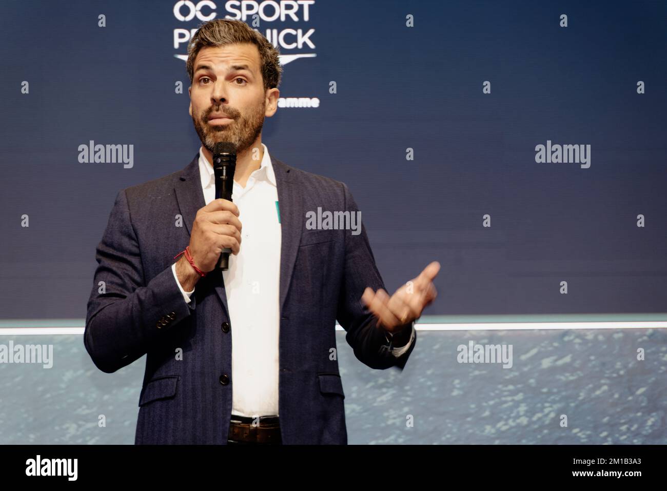 Paris, France. 10th Dec, 2022. Managing Director of OC Sport Pen Duick ...