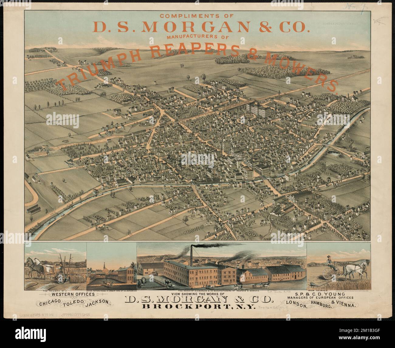 Map of morgan hi-res stock photography and images - Alamy