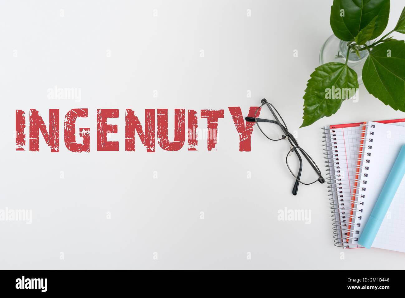 Text sign showing Ingenuity. Business approach the quality of being ...