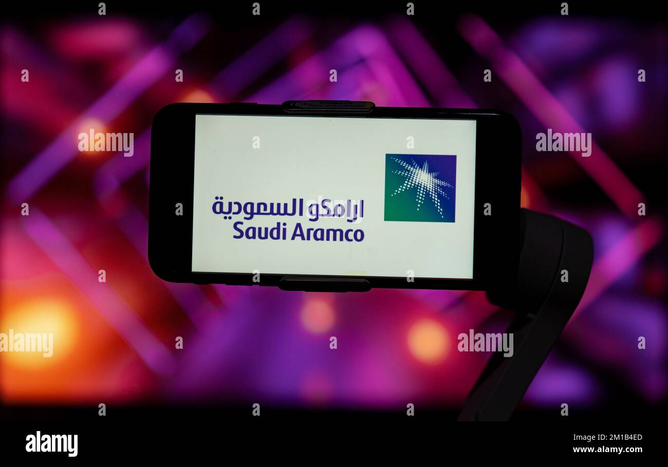 Saudi aramco logo hi-res stock photography and images - Alamy