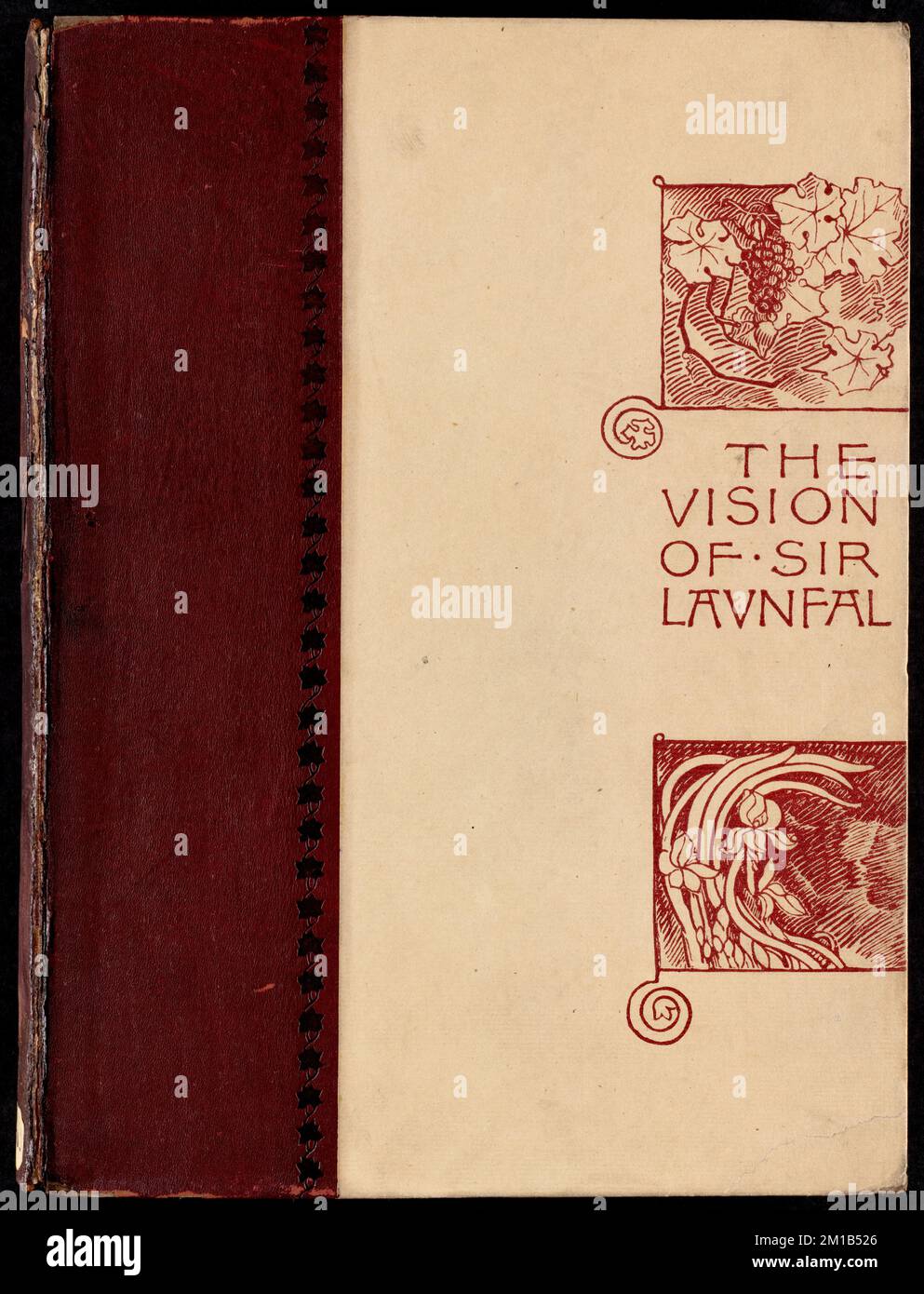 The vision of Sir Launfal [Front cover] Stock Photo - Alamy