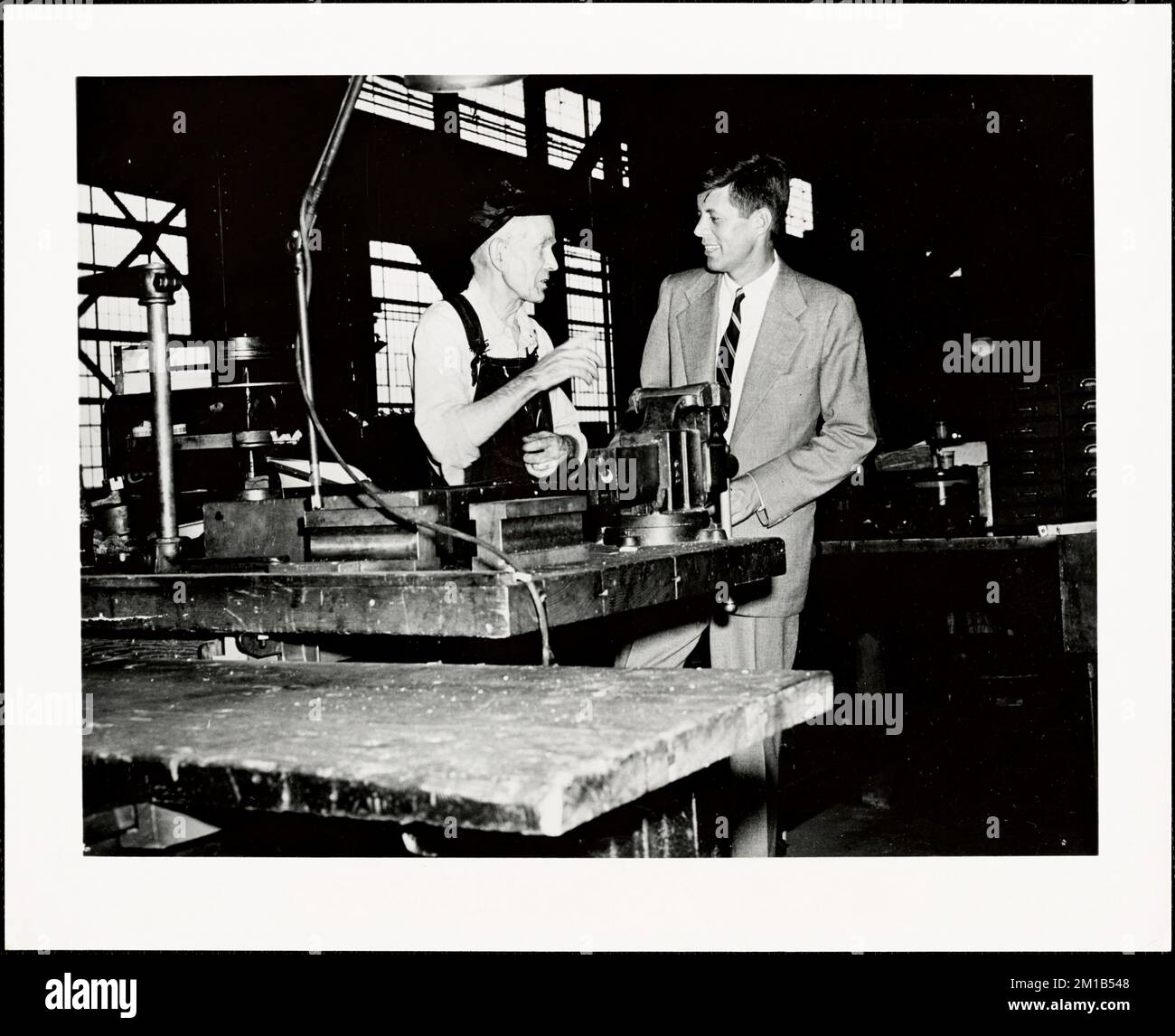 Visit to the arsenal by John F. Kennedy, 1952 , Armories, Ordnance ...