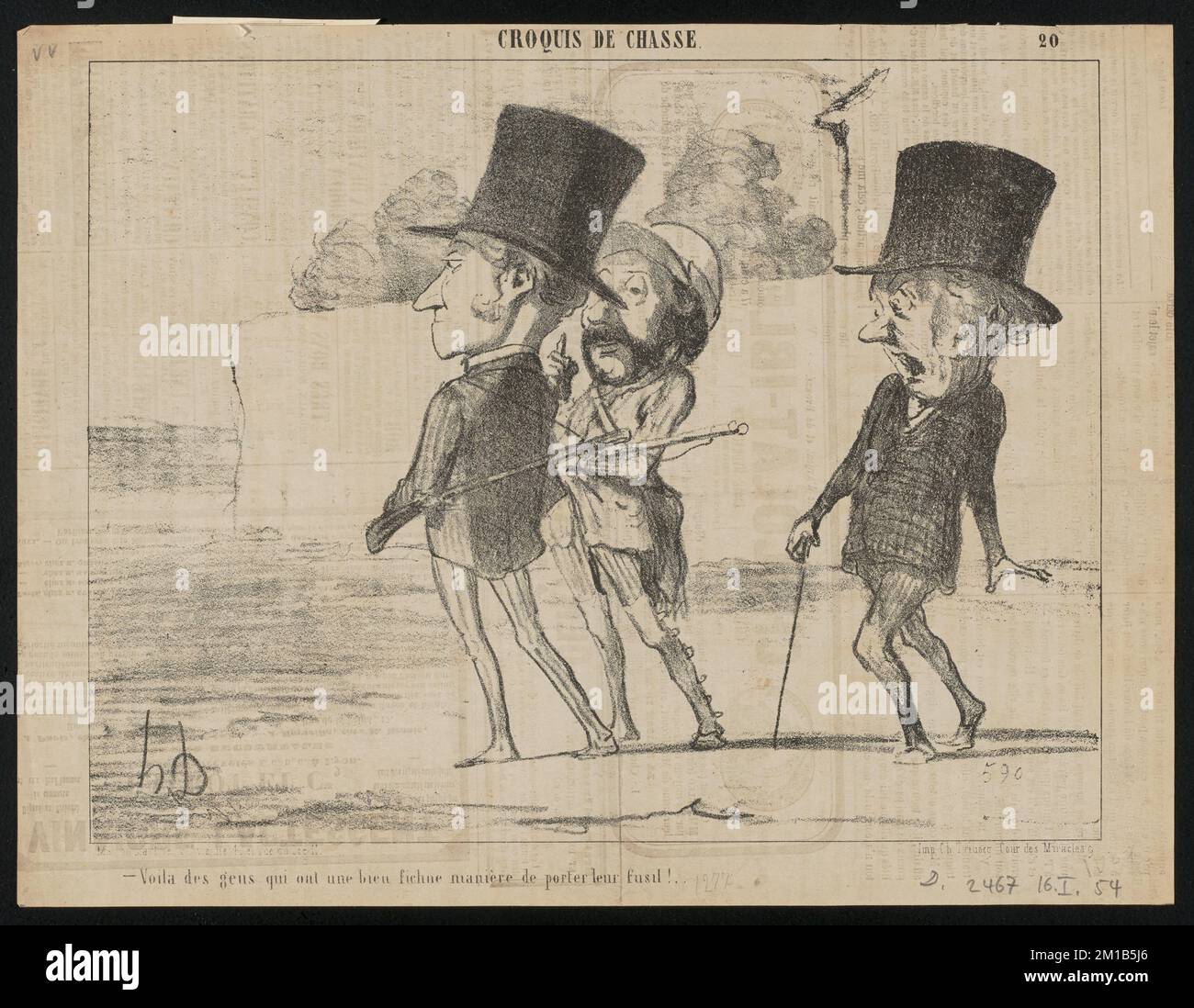 Voila des gens qui ont une...fichue manière.... Honoré Daumier (1808 ...