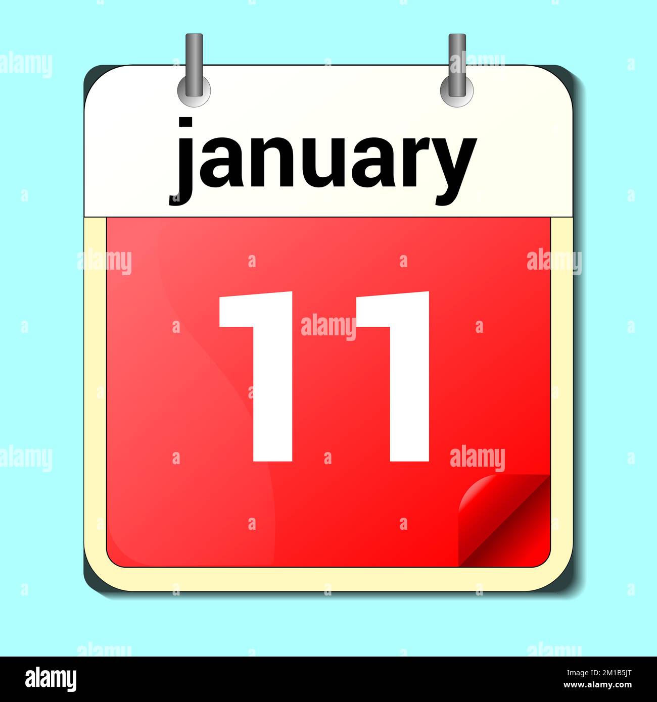 day on the calendar, vector image format, january 03 Stock Vector Image ...