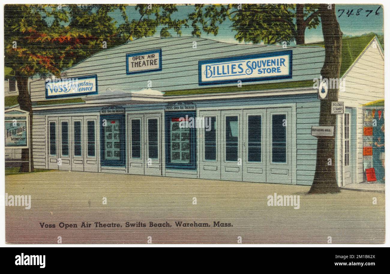 Voss Open Air Theatre, Swifts Beach, Wareham, Mass , Theaters, Tichnor ...