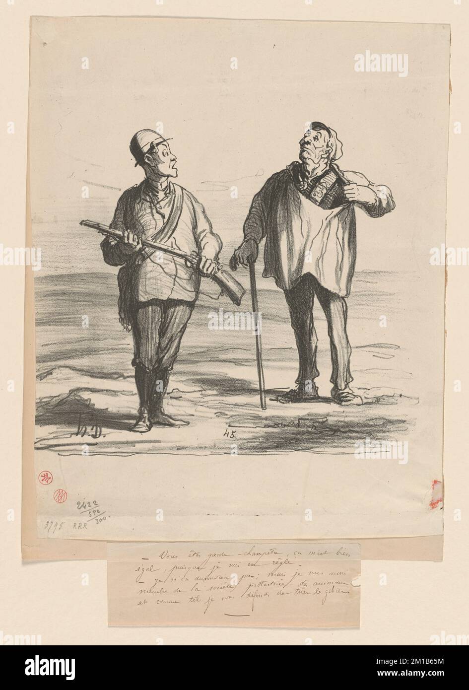 Vous êtes garde-champêtre, ça m'est égal.... Honoré Daumier (1808-1879 ...