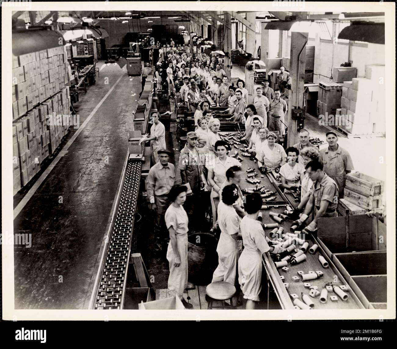 VT Fuze Assembly line in operation , Military depots, Ordnance industry ...