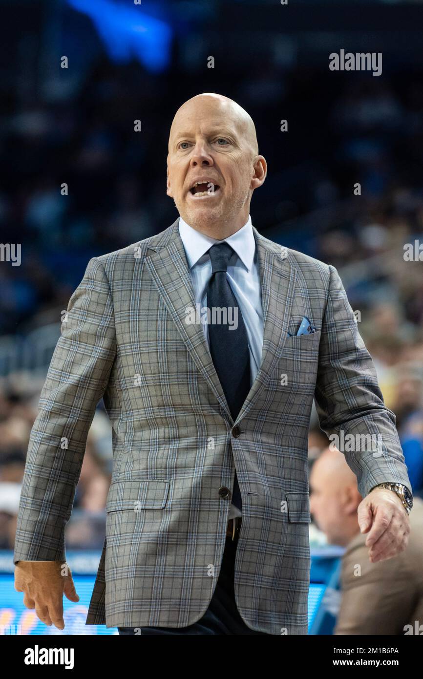 UCLA Bruins head coach Mick Cronin during a NCAA basketball game ...