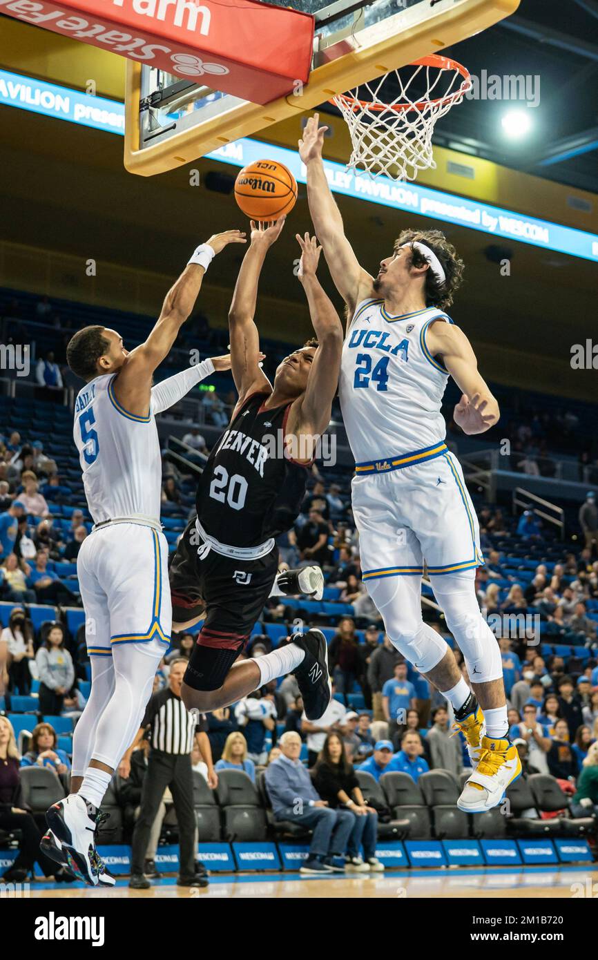 Westwood, United States. 10th Dec, 2022. Denver Pioneers guardJustin ...