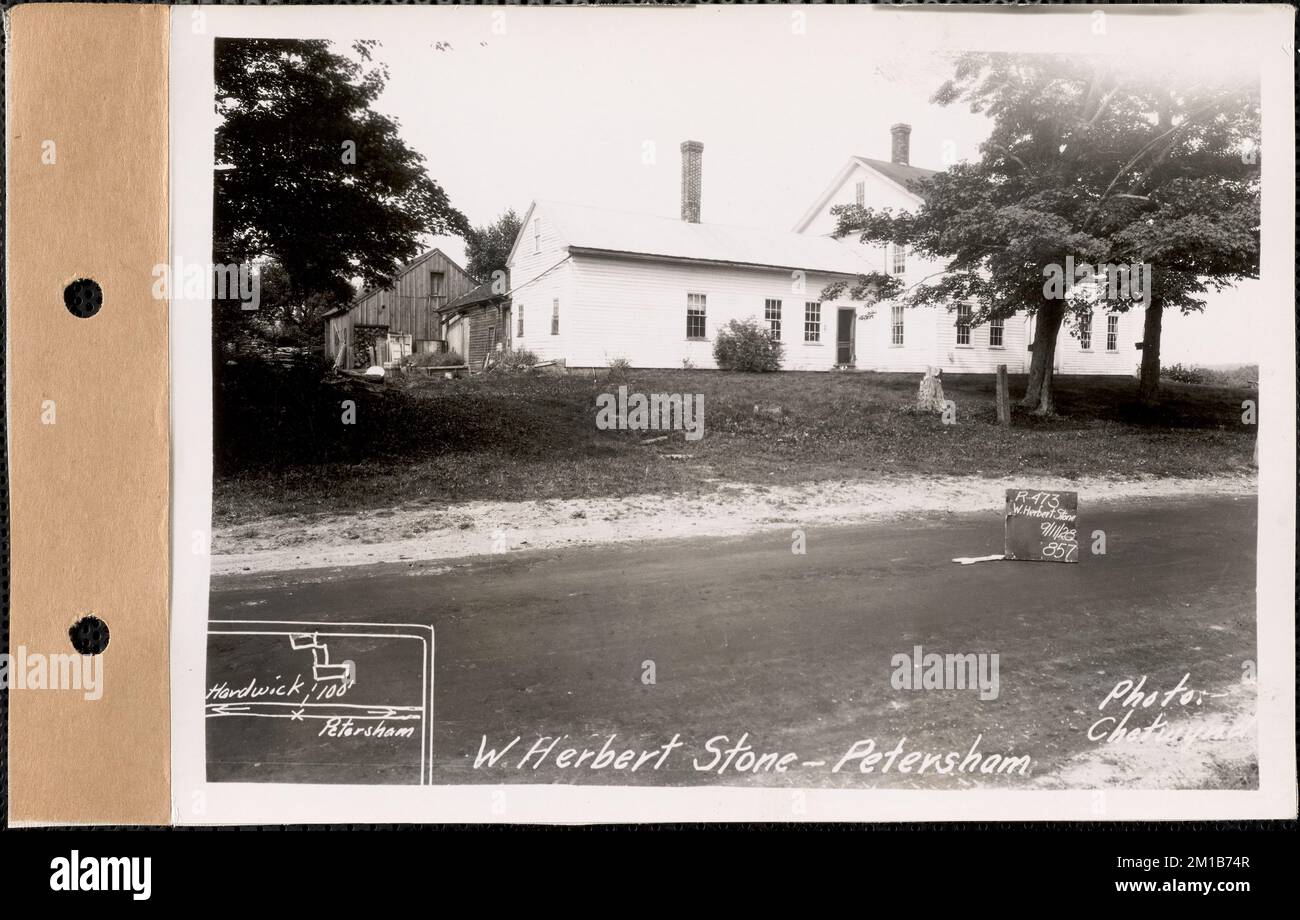 W. Herbert Stone, house, etc., Petersham, Mass., Sep. 11, 1928 : Parcel ...