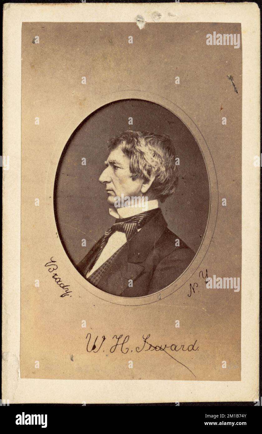 W. H. Seward , Politicians, Seward, William H. William Henry, 1801-1872 ...