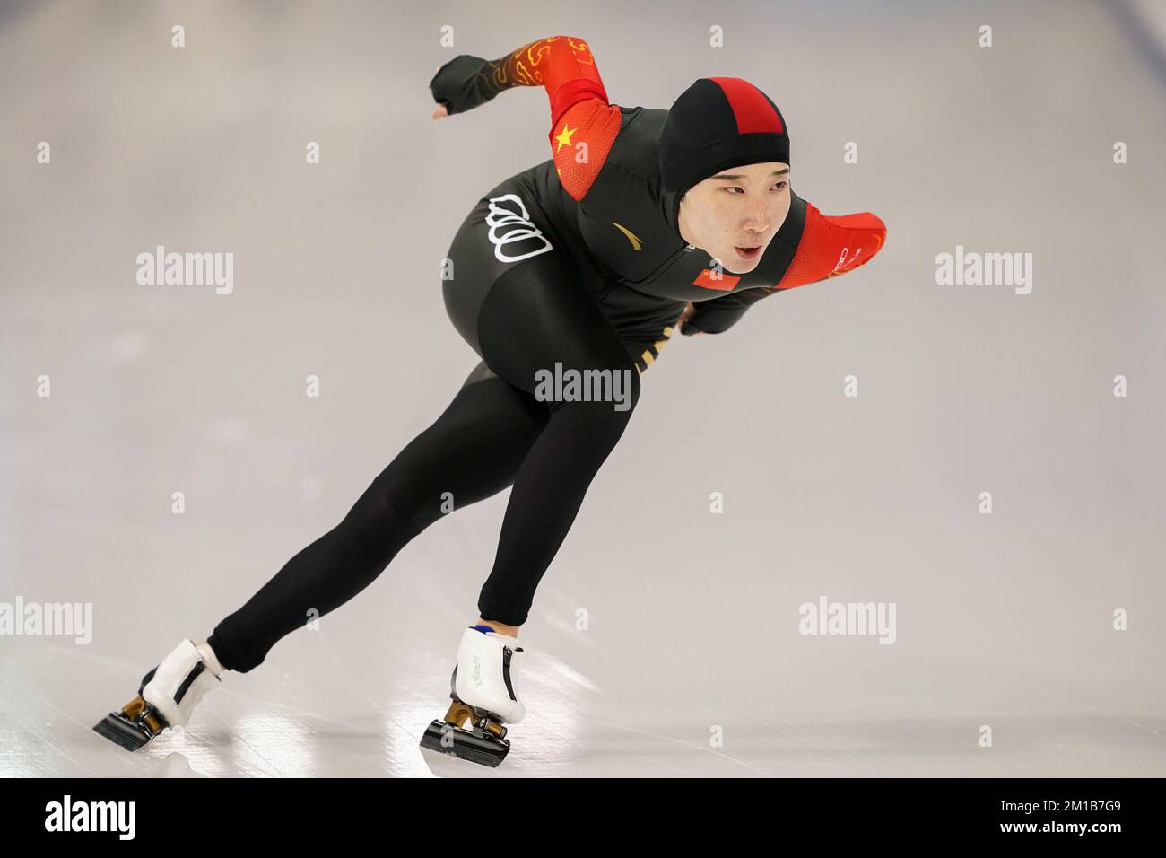 CALGARY, CANADA - DECEMBER 11: Mei Han of China competing on the Women ...