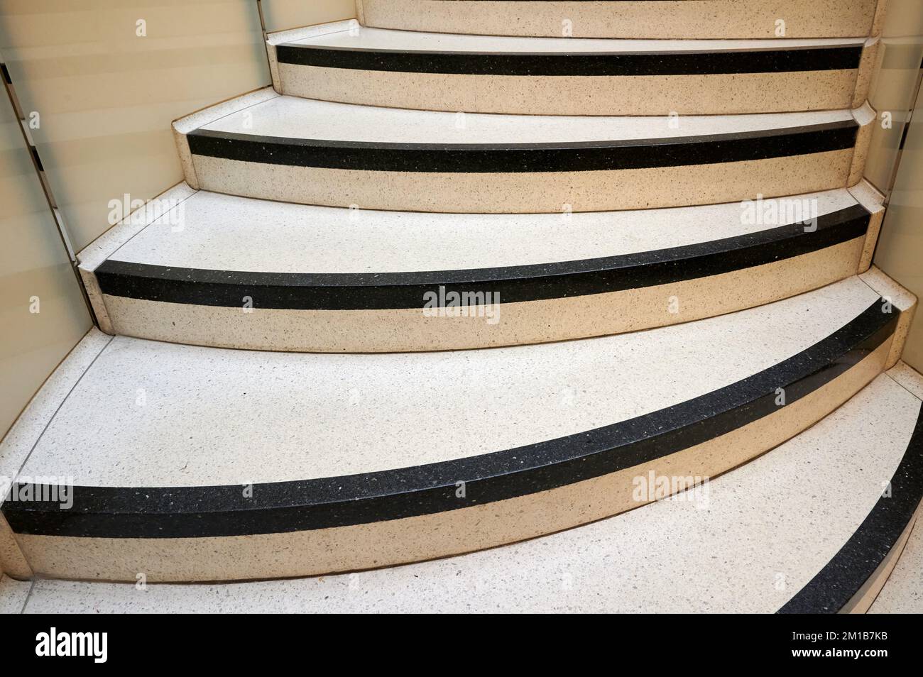 Curved staircase leading up hi-res stock photography and images - Alamy