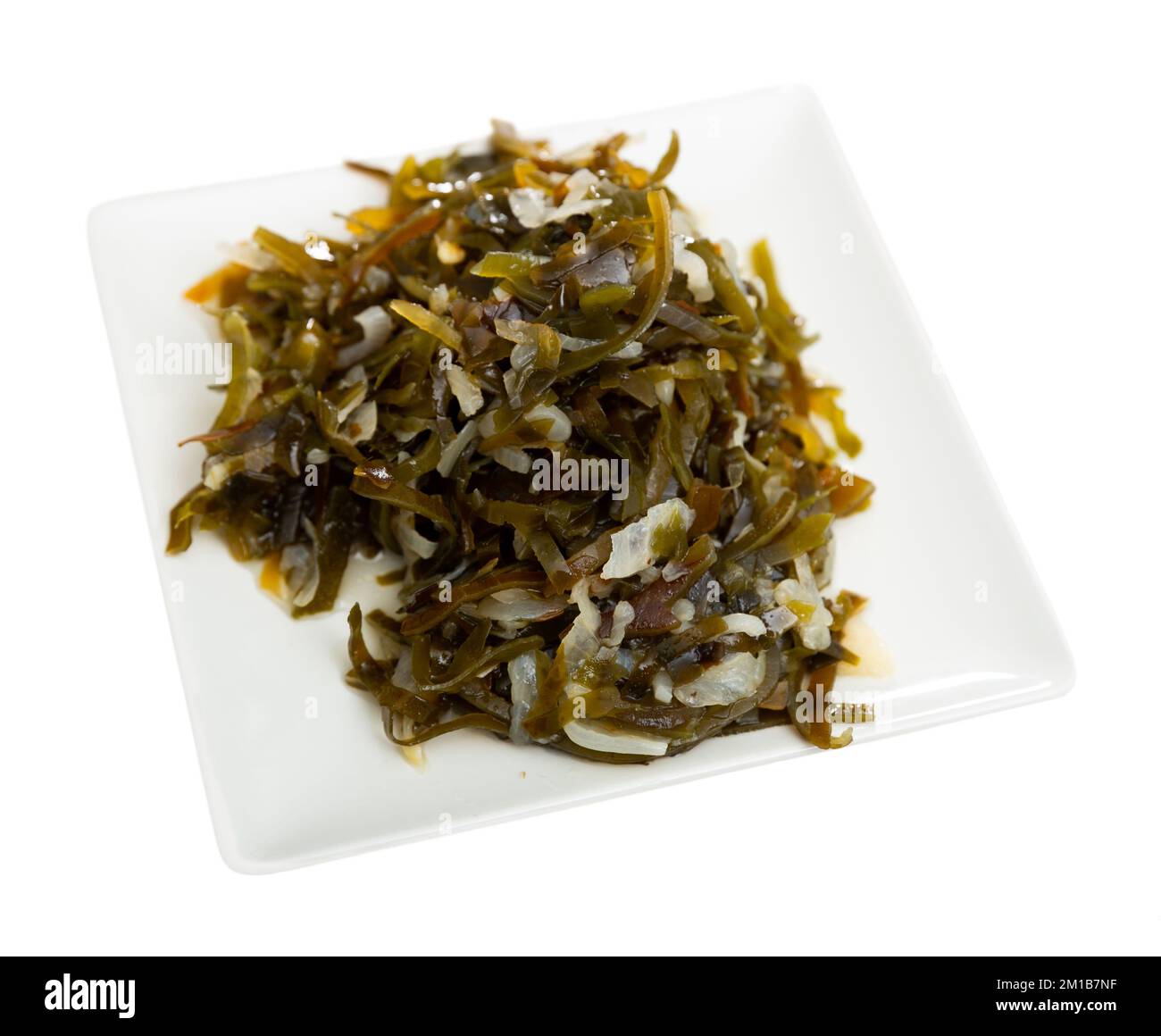 Traditional Japanese spicy pickled oarweeds with onions Stock Photo - Alamy