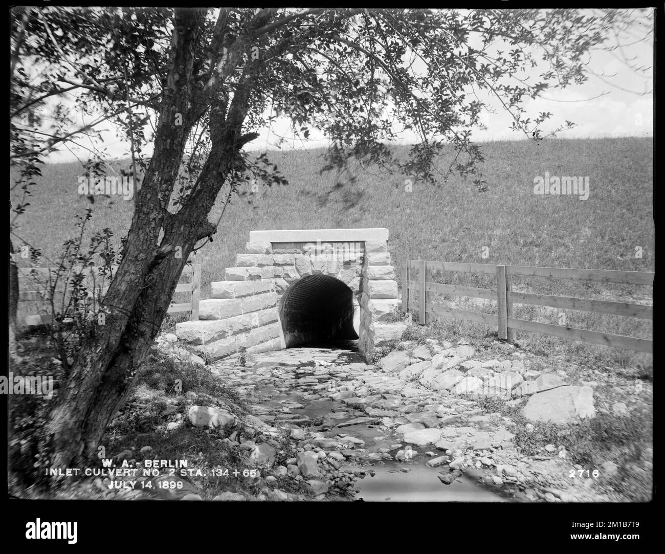 Wachusett Aqueduct, inlet, Culvert No. 2, station 134+65, Berlin, Mass ...