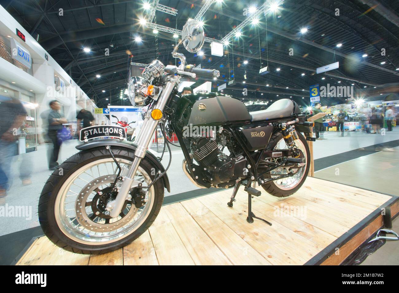 NONTHABURI, THAILAND. DECEMBER 8, 2016. Stallions motorcycle on display ...