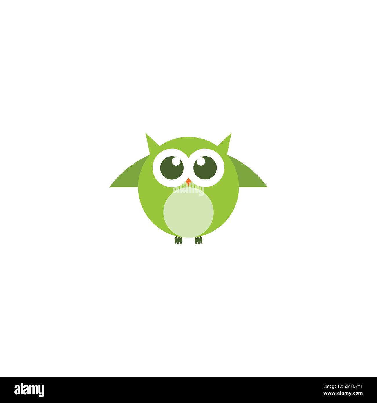 Owl Logo icon shield wing creative Modern Design. Owl logo with leaf ...