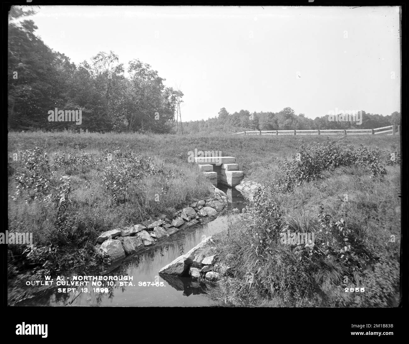 Wachusett Aqueduct, outlet, Culvert No. 10, station 367+65 ...