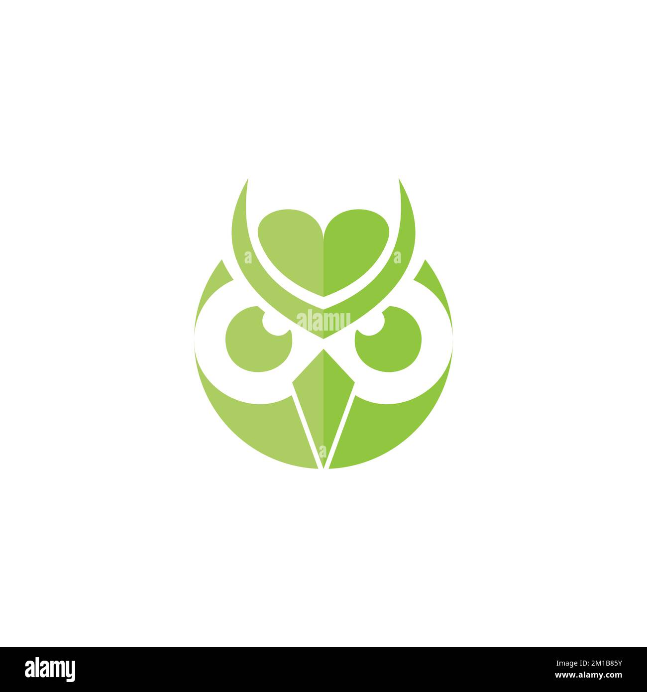Owl Logo icon shield wing creative Modern Design. Owl logo with leaf ...