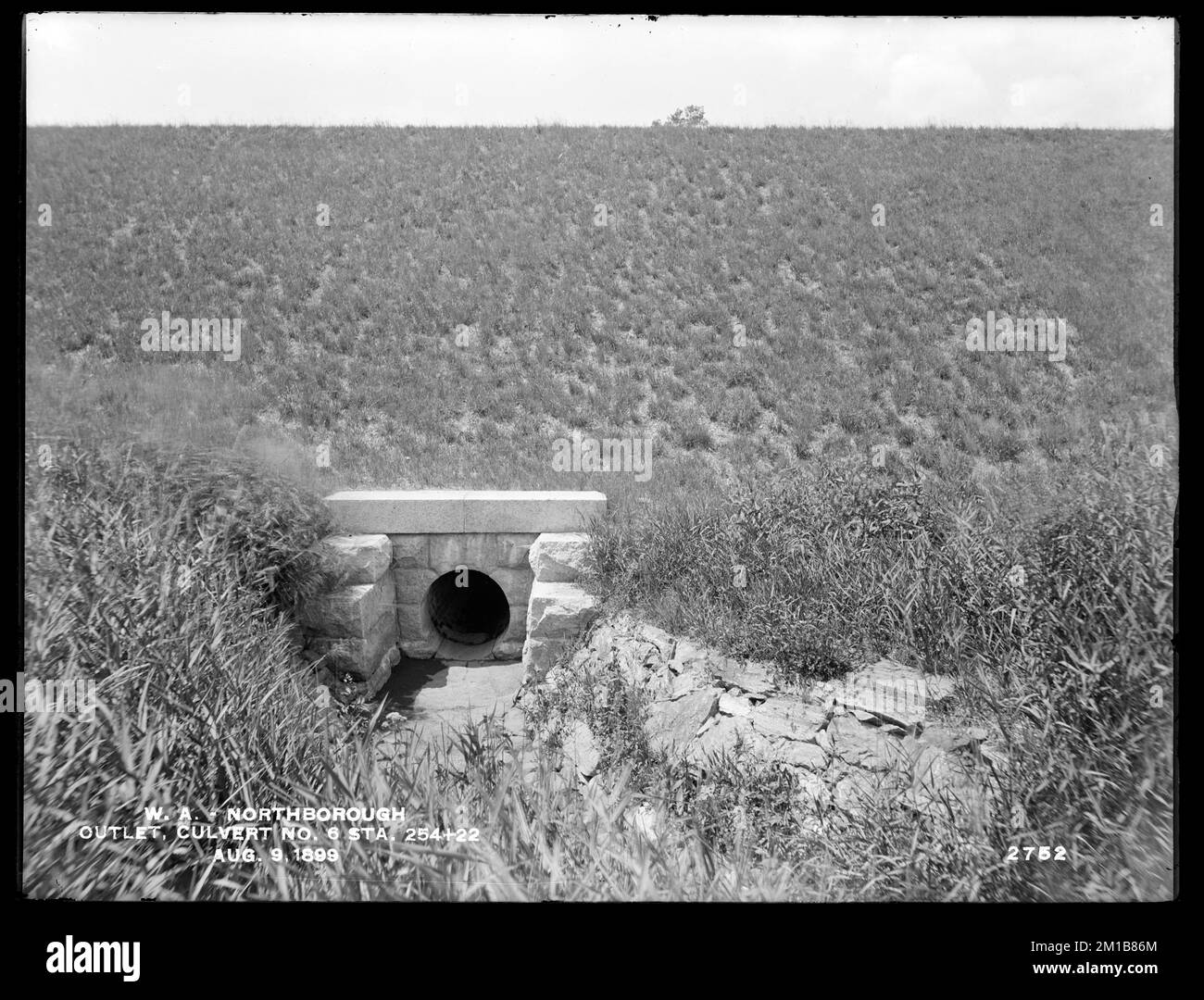 Wachusett Aqueduct, outlet, Culvert No. 6, station 254+22, Northborough ...