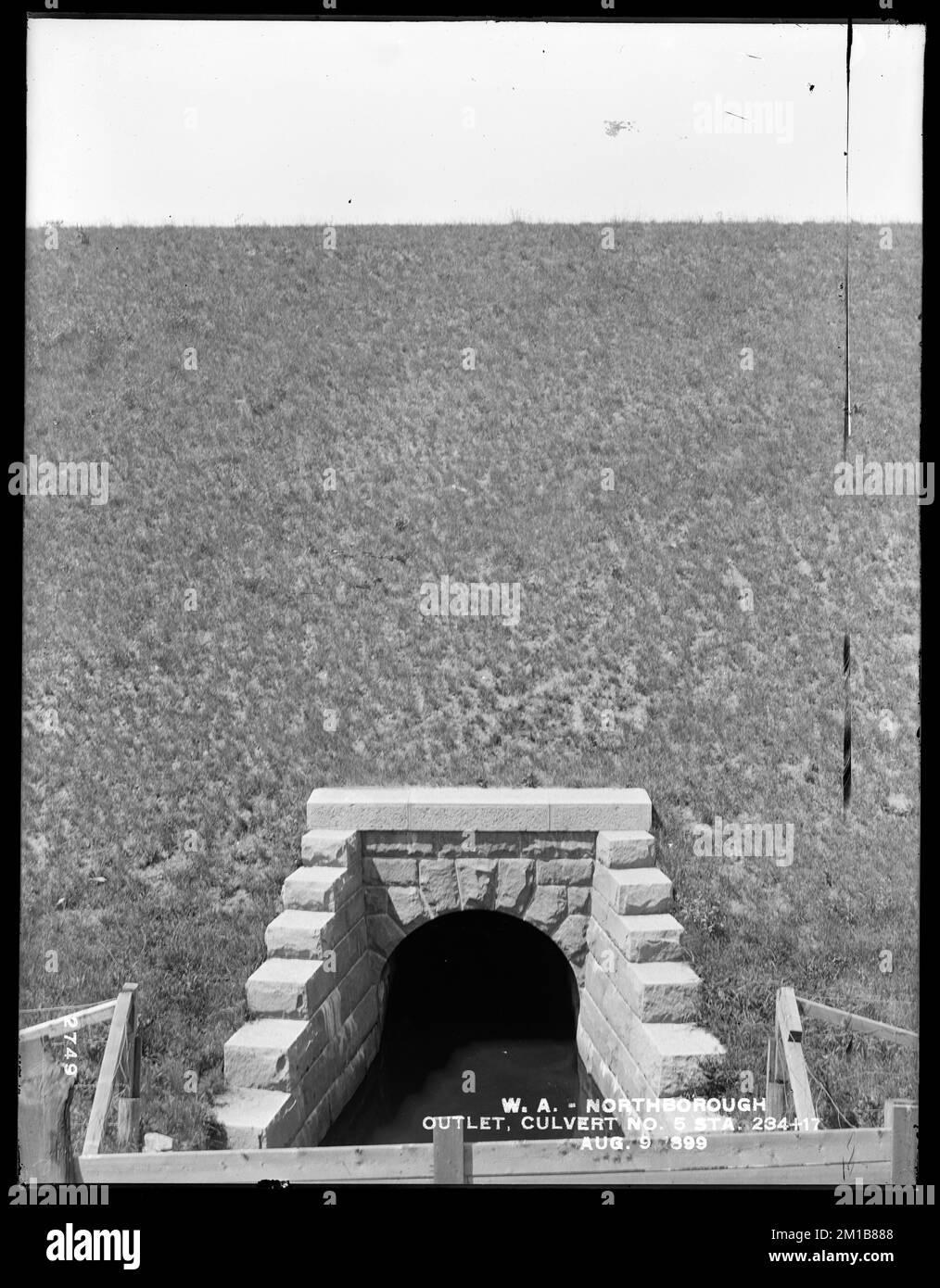 Wachusett Aqueduct, outlet, Culvert No. 5, station 234+17, Northborough ...