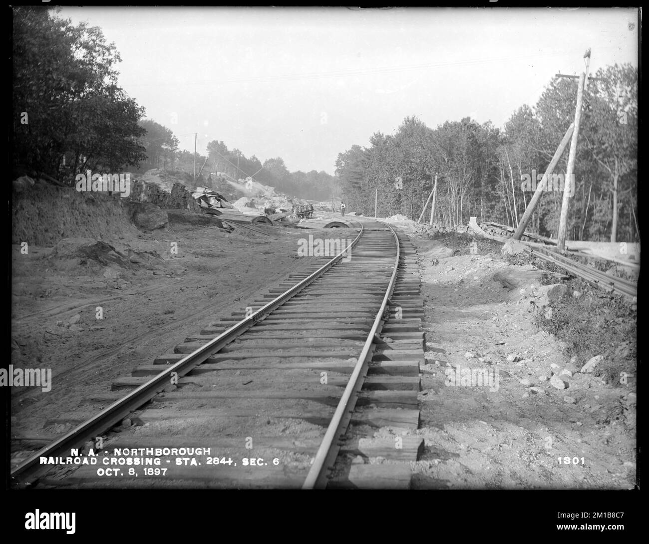 Railroad construction 1897 hi-res stock photography and images - Alamy