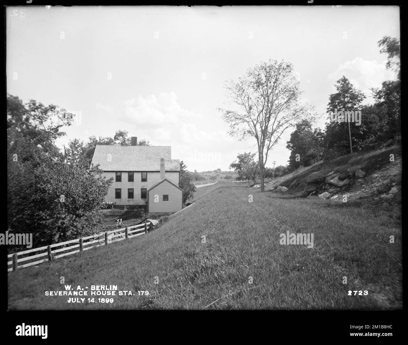 Wachusett Aqueduct, Severance house, station 179, Berlin, Mass., Jul ...