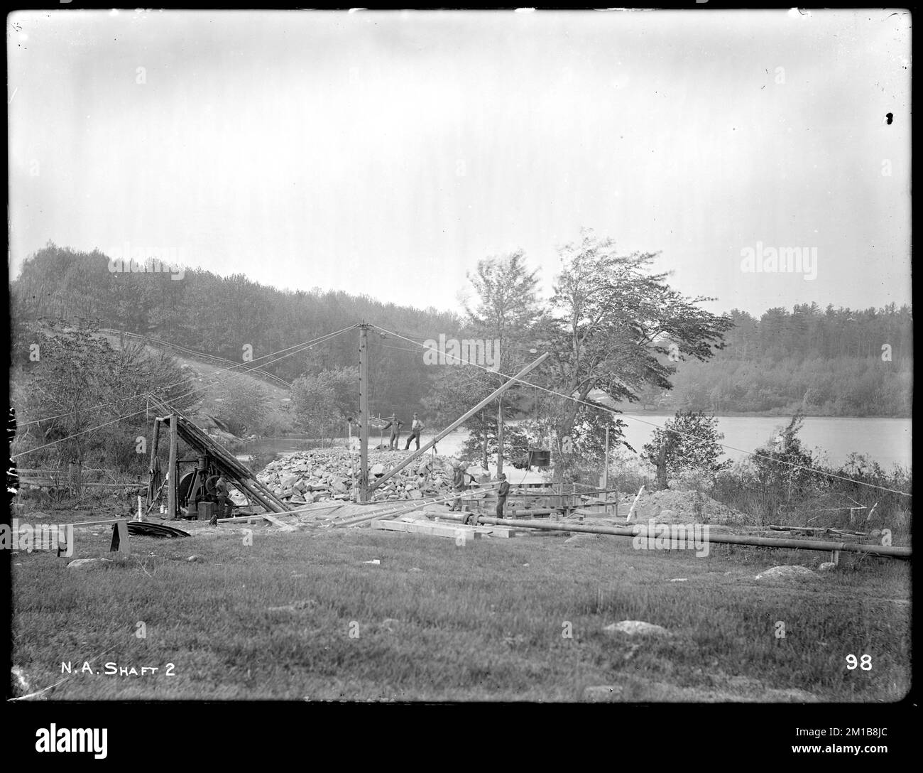 Wachusett Aqueduct, Shaft No. 2, near Clamshell Pond, Clinton, Mass ...