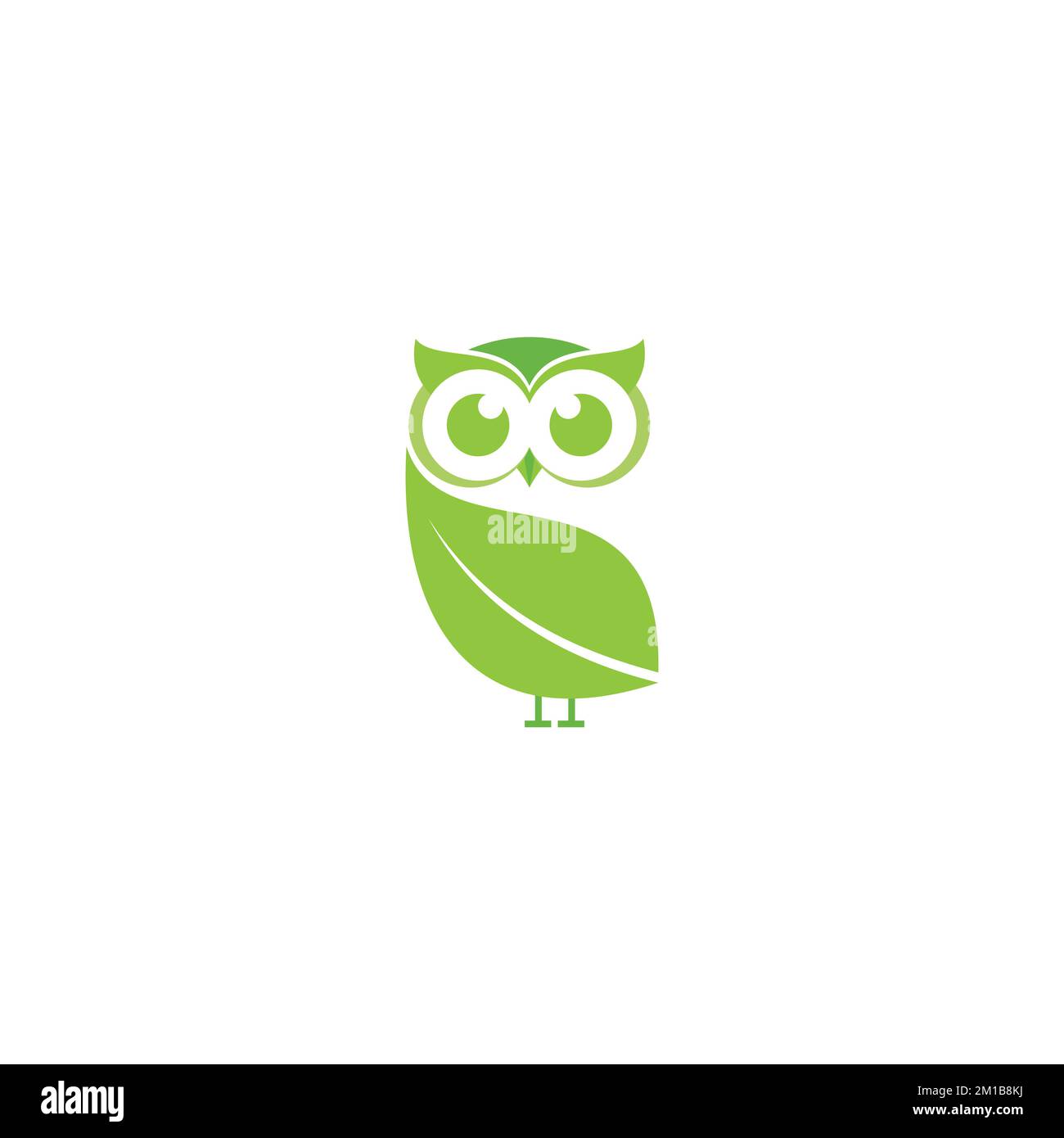 Owl Logo icon shield wing creative Modern Design. Owl logo with leaf ...