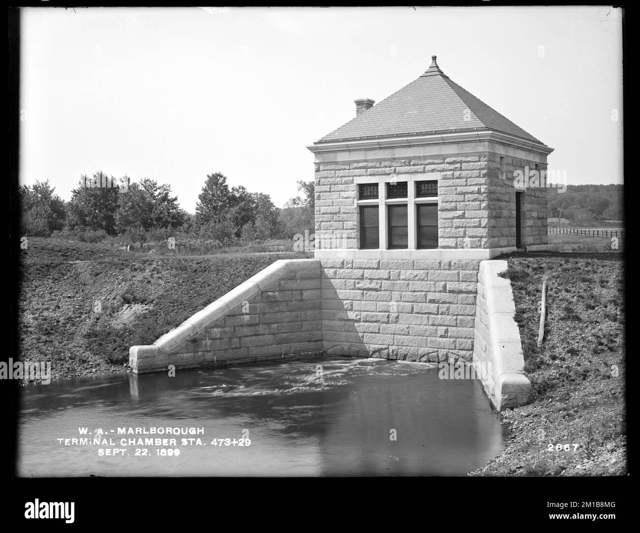 Wachusett Aqueduct, Terminal Chamber, station 473+29, Marlborough, Mass ...