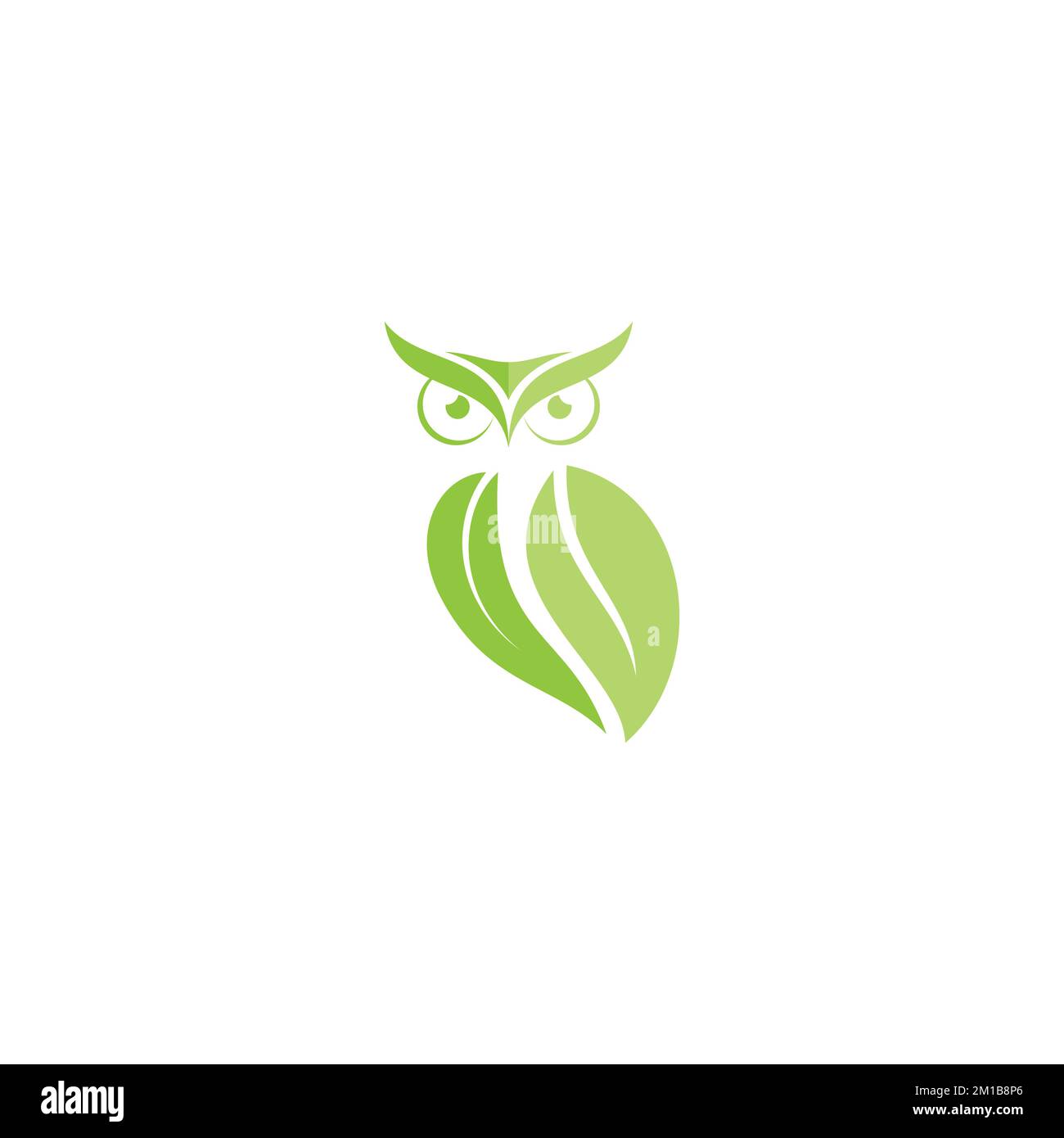 Owl Logo icon shield wing creative Modern Design. Owl logo with leaf ...