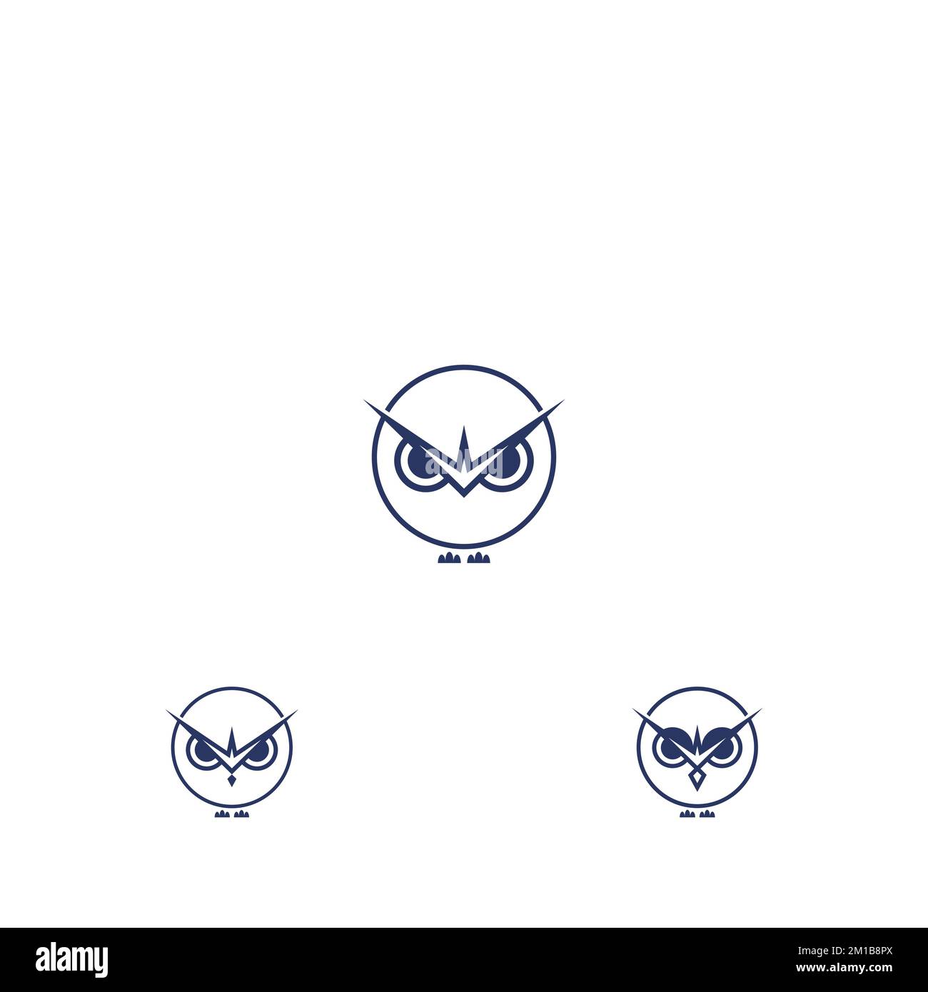 Owl Logo icon shield wing creative Modern Design. Owl logo with leaf ...